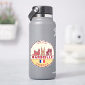 Marseille France City Skyline Emblem Sticker | Zazzle