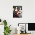 Martha and Teresa Blount, 1716 Poster | Zazzle