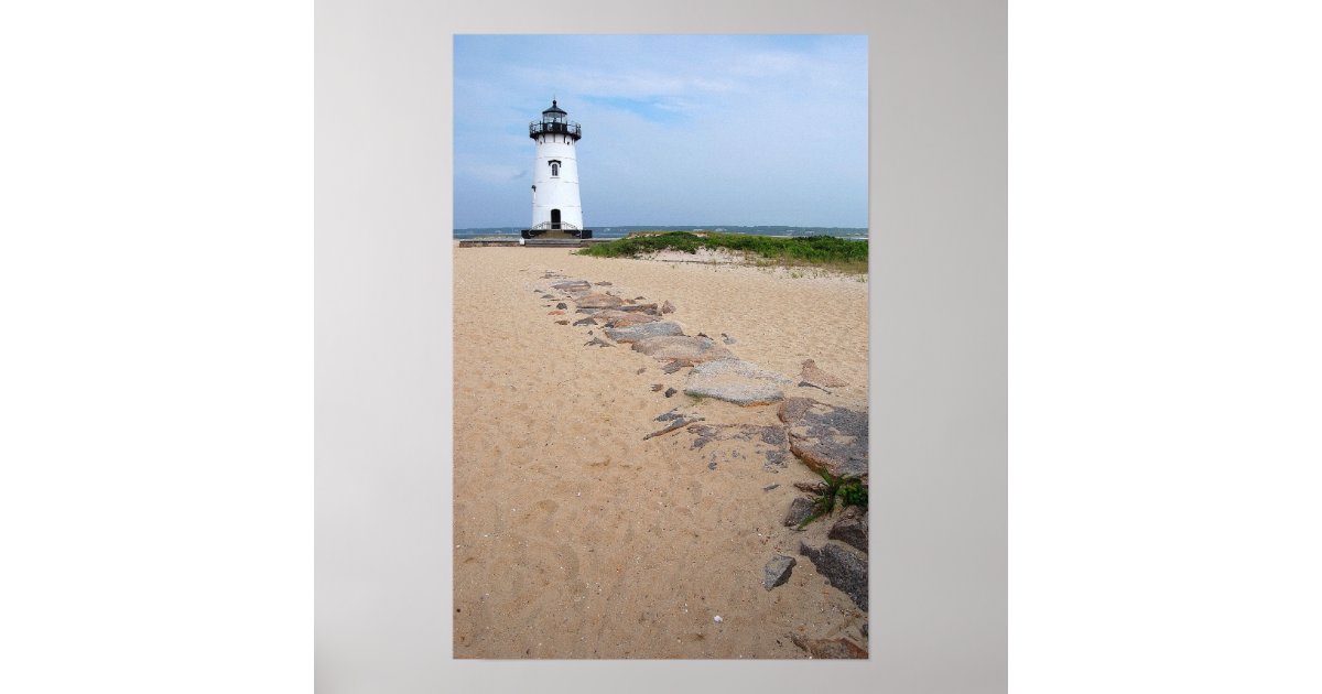 Martha's Vineyard Lighthouse Poster | Zazzle
