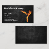 Martial Arts Academy Professional Karate Business Card | Zazzle