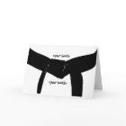 Martial Arts Black Belt Card | Zazzle