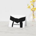 Martial Arts Black Belt Congratulations Card | Zazzle