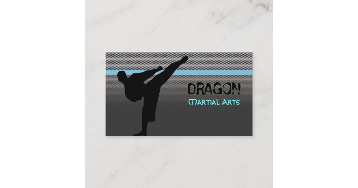 Martial Arts Karate Business Card | Zazzle