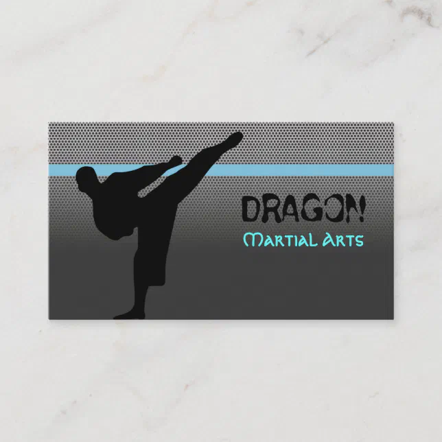 Martial Arts Karate Business Card | Zazzle