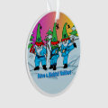 Martial Arts Karate Elves Ornament | Zazzle