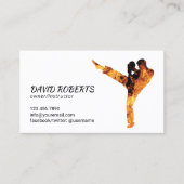 Martial Arts Karate Instructor Professional Business Card | Zazzle