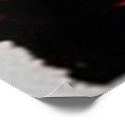 Martial Arts Man Red Swash Poster | Zazzle