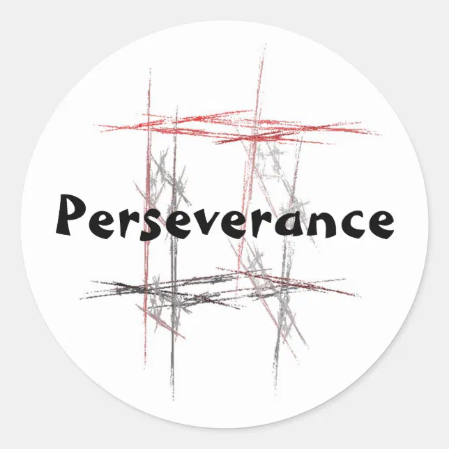 Martial Arts Perseverance Stickers | Zazzle