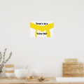 Martial Arts Proud to be a Yellow Belt Poster | Zazzle