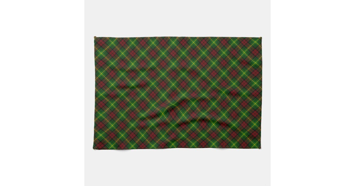 Martin Clan Tartan Scottish Design Towel | Zazzle