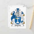 Martin Family Crest Postcard | Zazzle