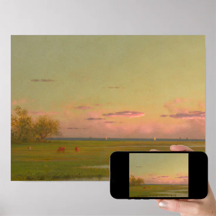 Martin Johnson Heade - Salt Marsh At Southport, Co Poster | Zazzle