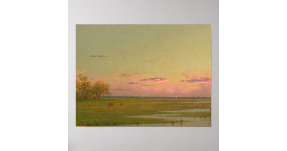 Martin Johnson Heade - Salt Marsh At Southport, Co Poster | Zazzle