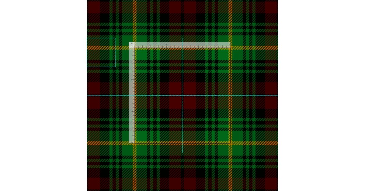 Martin Tartan Print Fabric | Zazzle