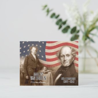 Martin Van Buren - 8th President of the U.S. Postcard | Zazzle