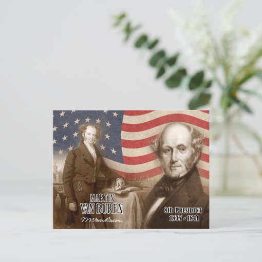 Martin Van Buren - 8th President of the U.S. Postcard | Zazzle