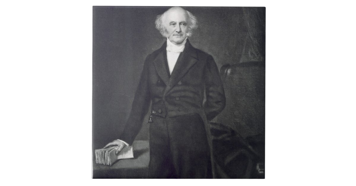 Martin Van Buren, 8th President of the United Stat Ceramic Tile | Zazzle