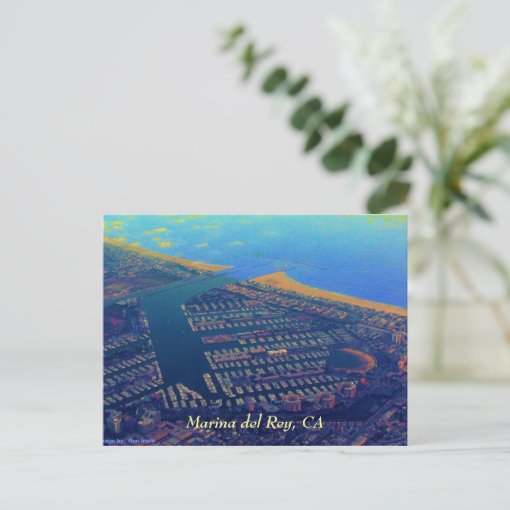 Martina del Rey, Marina del Rey, CA Postcard | Zazzle