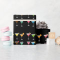 Martini Cocktails Art Wrapping Paper | Zazzle
