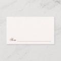 Martini Espresso Chic Display Shower Bridal Shower Enclosure Card | Zazzle