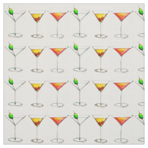 Cocktail Fabric | Zazzle