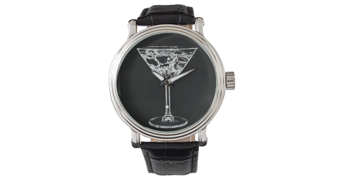 Martini Time Watch | Zazzle