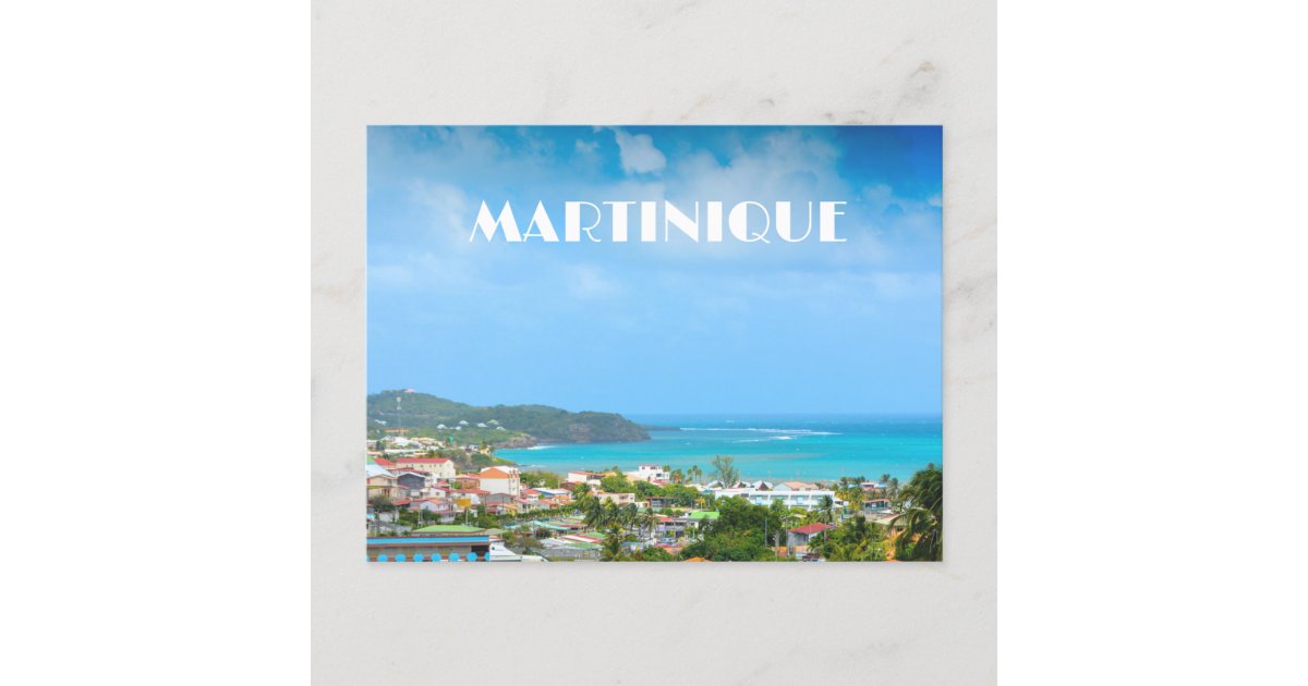 Martinique harbor photo postcard | Zazzle