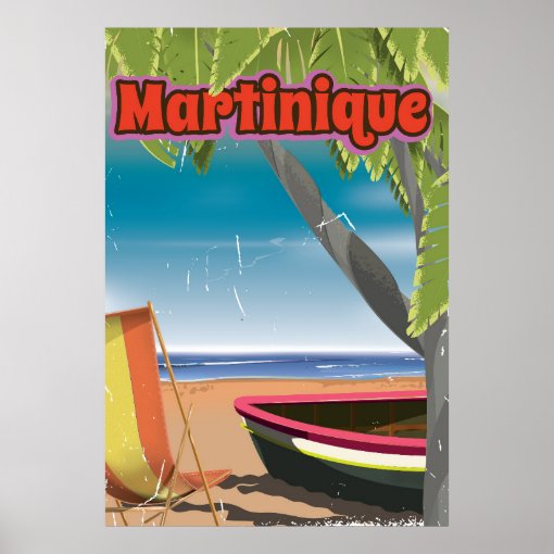 Martinique Vintage travel poster | Zazzle