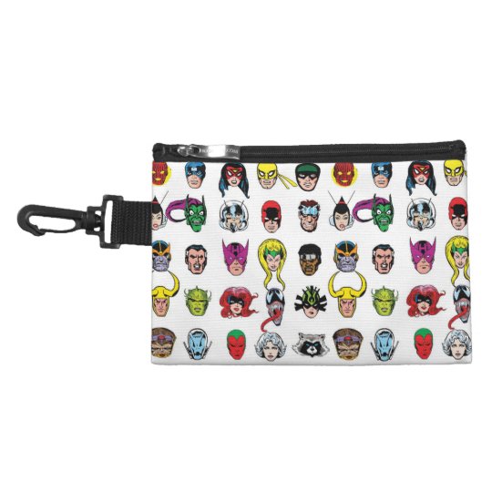 Marvel Comic Characters Pattern Accessory Bag | Zazzle.com