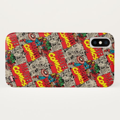 Marvel Comics Hero Group Pattern Case-Mate iPhone Case | Zazzle