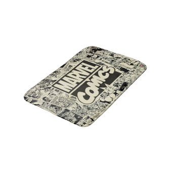 Marvel Comics Pages Pattern Bath Mat | Zazzle