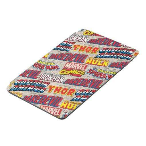 Marvel Comics Titles Pattern iPad Mini Cover | Zazzle