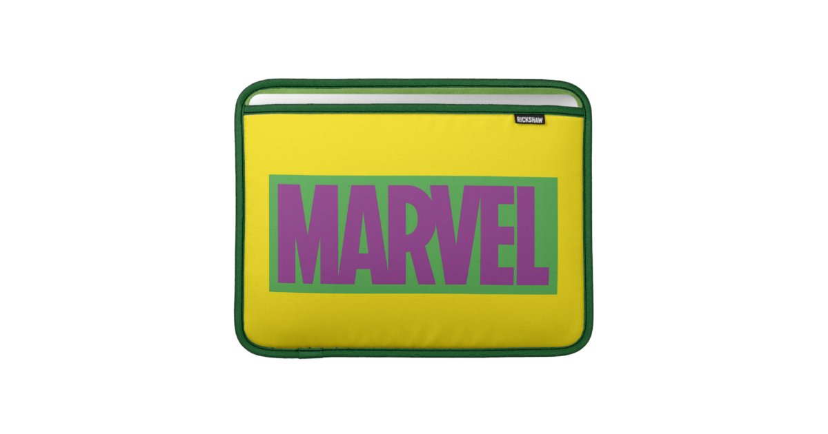 Marvel Logo Hulk Style MacBook Air Sleeve | Zazzle