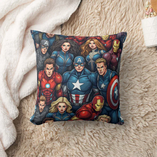 Marvel pillow cushion | Zazzle