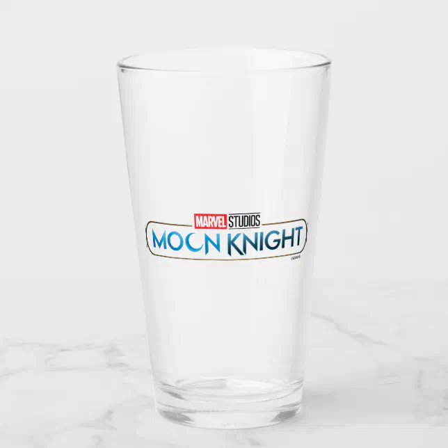 Marvel Studios Moon Knight Logo Glass | Zazzle