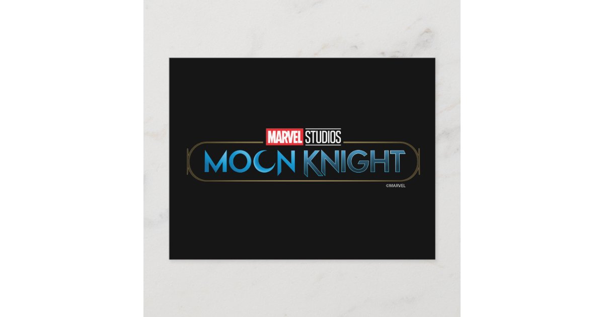 Marvel Studios Moon Knight Logo Postcard | Zazzle