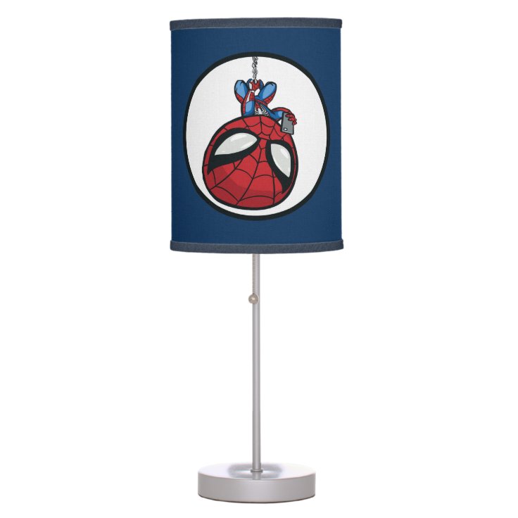 Marvel's Spider-Man | Cartoon Spidey Upside Down Table Lamp | Zazzle