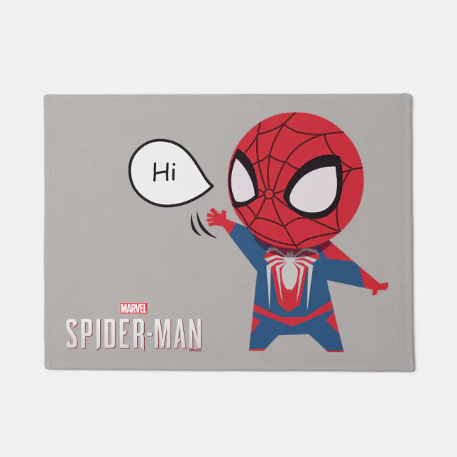Marvels Spider Man Cartoon Spidey Wave Doormat Zazzle