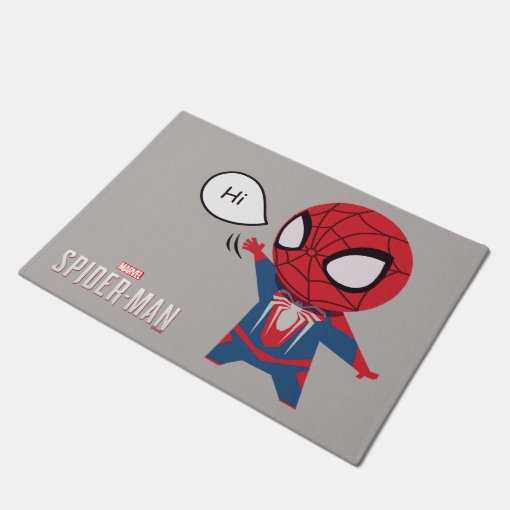 Marvels Spider Man Cartoon Spidey Wave Doormat Zazzle