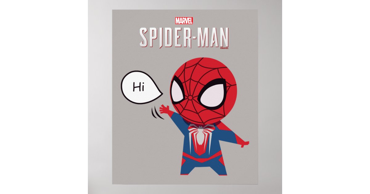 Marvels Spider Man Cartoon Spidey Wave Poster Zazzle