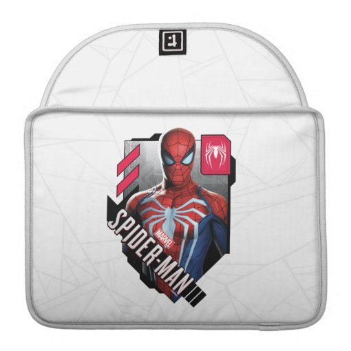 Marvel's Spider-Man | Hi-Tech Character Badge MacBook Pro Sleeve | Zazzle