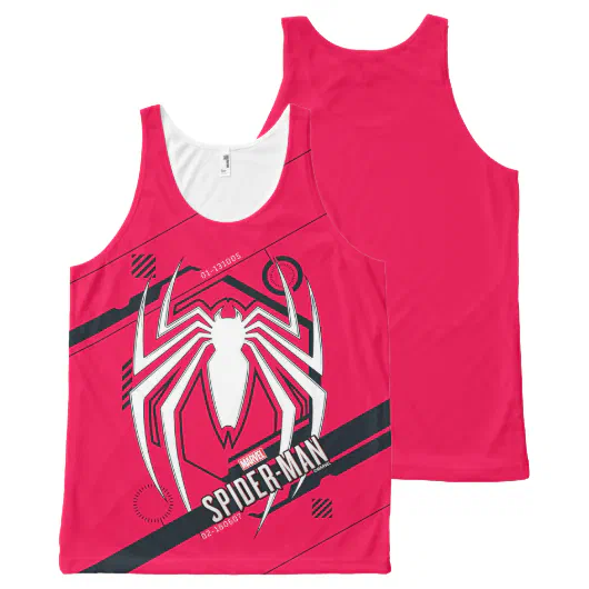 Marvel's Spider-Man | Hi-Tech Spider Graphic All-Over-Print Tank Top ...