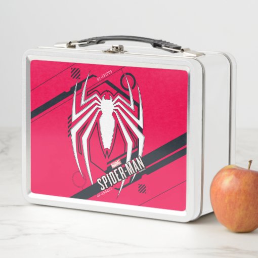 Marvel's Spider-Man | Hi-Tech Spider Graphic Metal Lunch Box | Zazzle