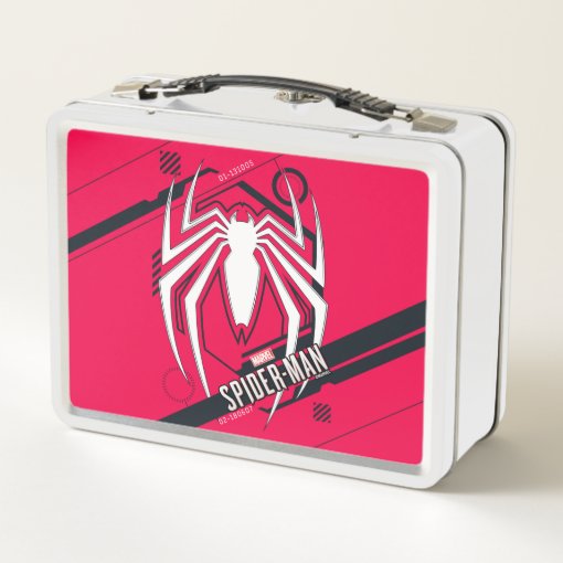Marvel's Spider-Man | Hi-Tech Spider Graphic Metal Lunch Box | Zazzle