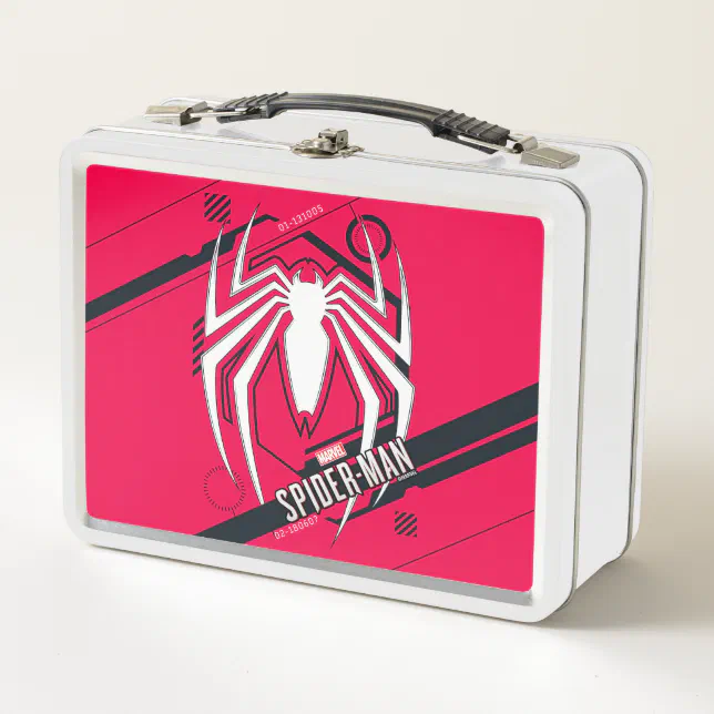 Marvel's Spider-Man | Hi-Tech Spider Graphic Metal Lunch Box | Zazzle