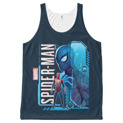 Marvel's Spider-Man | NYC Hi-Tech Graphic All-Over-Print Tank Top | Zazzle