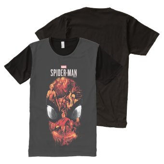 Marvel's Spider-Man | Spider-Man Villains All-Over-Print T-Shirt | Zazzle
