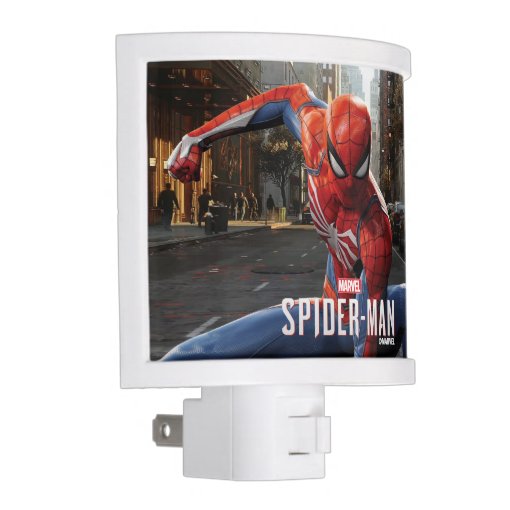 Marvel's Spider-Man | Three Point Landing Night Light | Zazzle