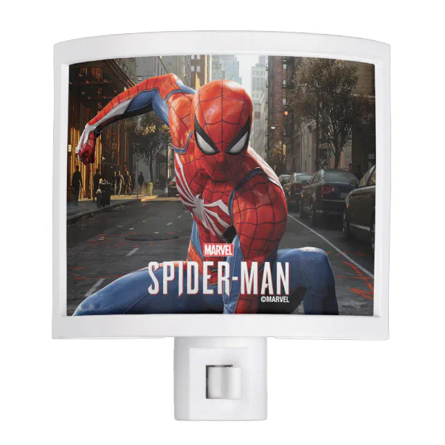Marvel's Spider-Man | Three Point Landing Night Light | Zazzle