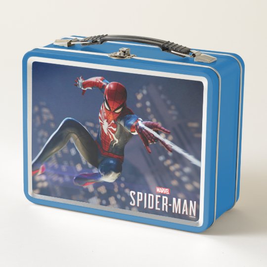Marvel's Spider-Man | Web Shooting Through city Metal Lunch Box ...